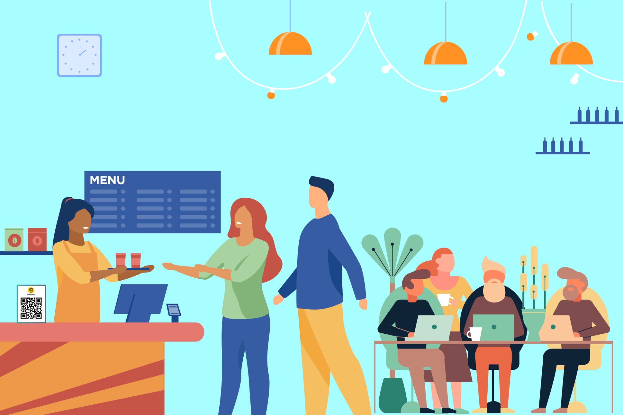 Employee Dining Experience with Cashless Ordering & Tech